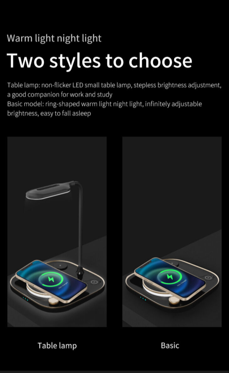 Buy Wholesale China Promotional Wireless Charger Led Desk Lamp Multi ...