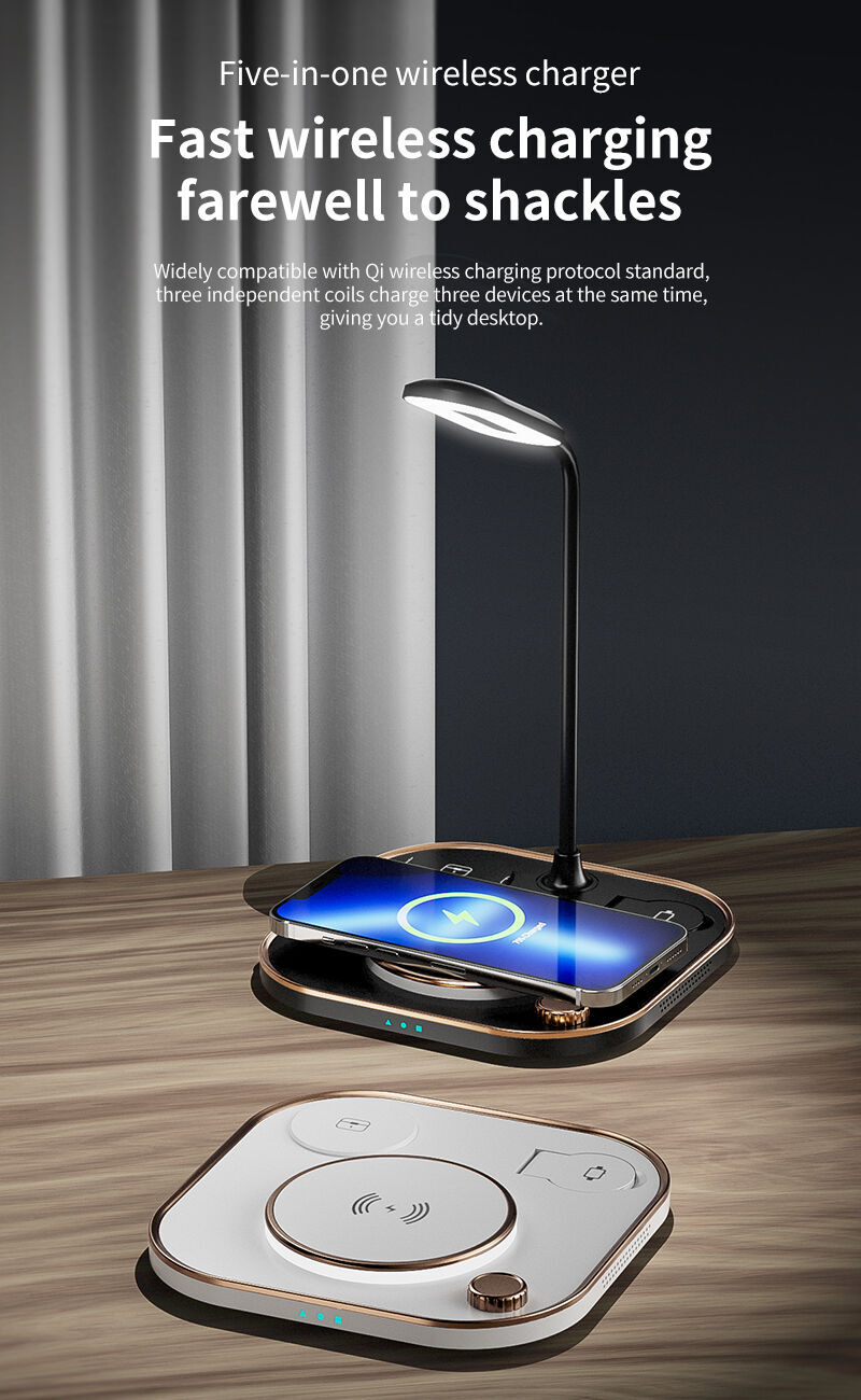 Buy Wholesale China Promotional Wireless Charger Led Desk Lamp Multi ...