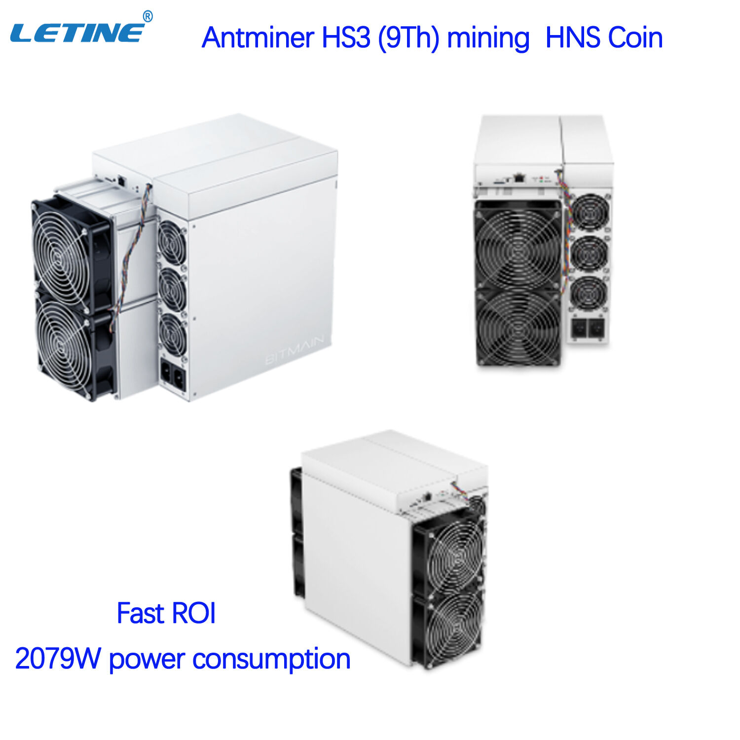 Buy Wholesale China Stock New Asic Miner Hns Hs3 9t Bitmain Antminer ...