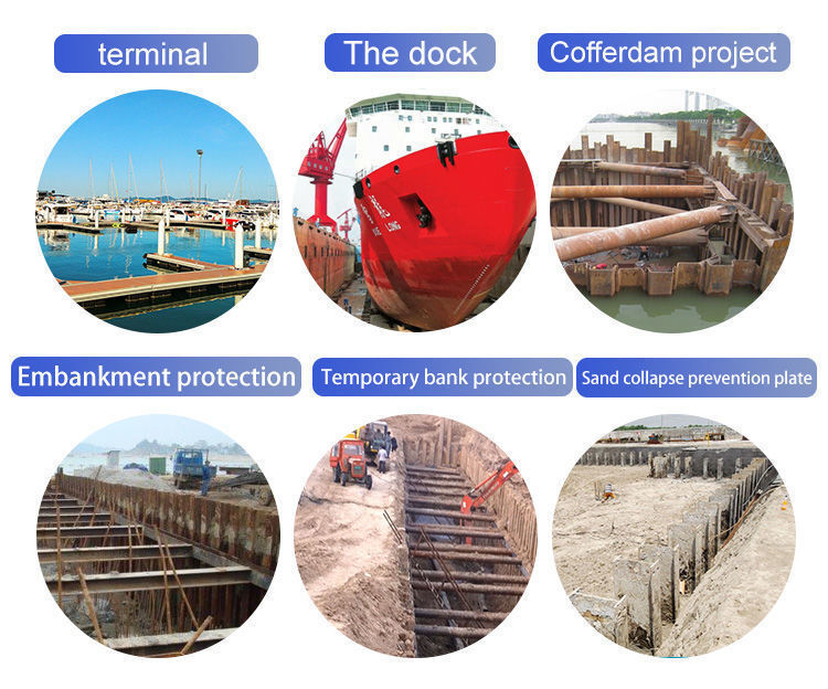 Cold Formed Mill Steel Pile Omega Type S355jr S275jr Carbon Steel Sheet ...