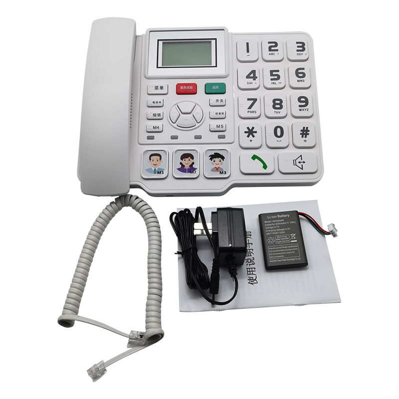 Factory 4g Volte Fixed Wireless Telephone With Big Button/sos/fast Dial ...