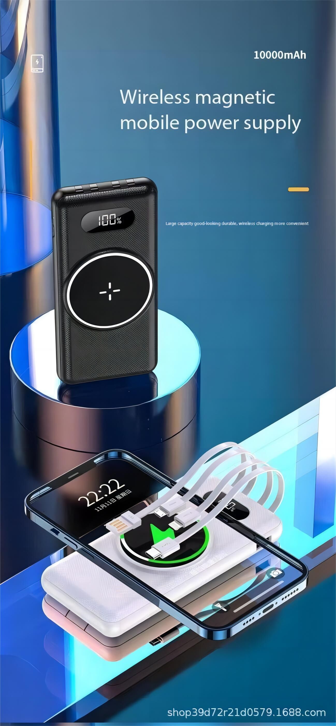 Buy Wholesale China Factory Price K069 Wireless Magsafe Power Bank Fast ...