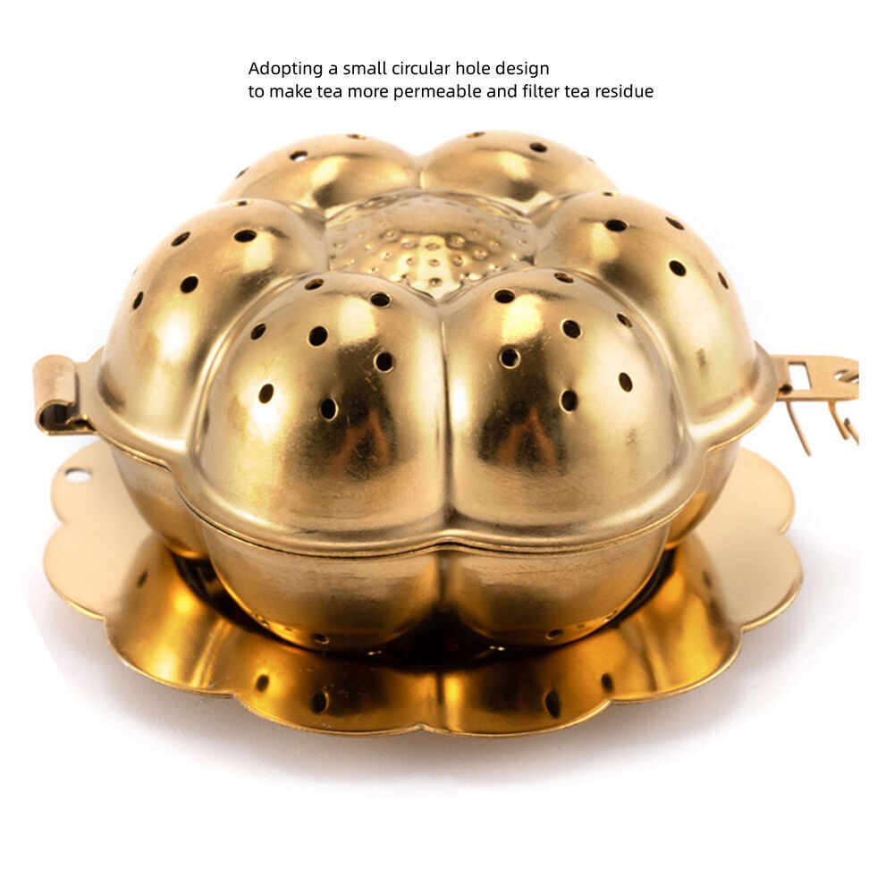 Professional Flower Shape Stainless Steel Strainer Tea Infuser With ...