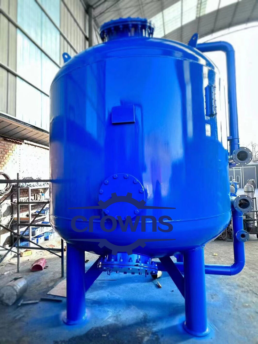 Quartz Sand Filter Water Treatment Tank For River Water Treatment ...