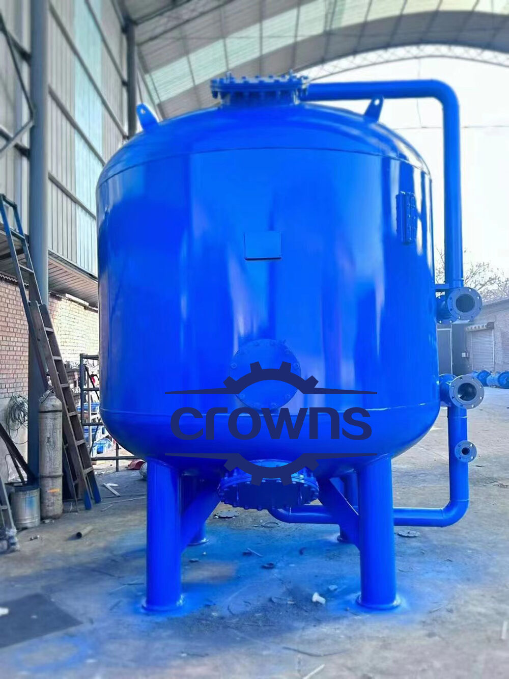 Quartz Sand Filter Water Treatment Tank For River Water Treatment ...
