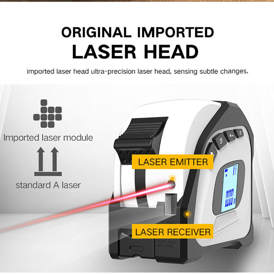 Buy Wholesale China New Arrival Electronic Laser Measuring Tape 40m ...