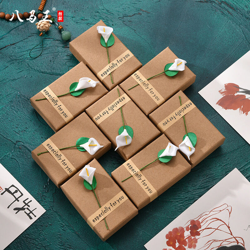 Bulk Buy China Wholesale Kraft Paper Box,bracelet Pendant Necklace ...