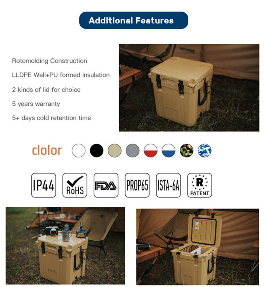 Buy Wholesale China New 33qt Roto-molded Coolers Customized Hard ...