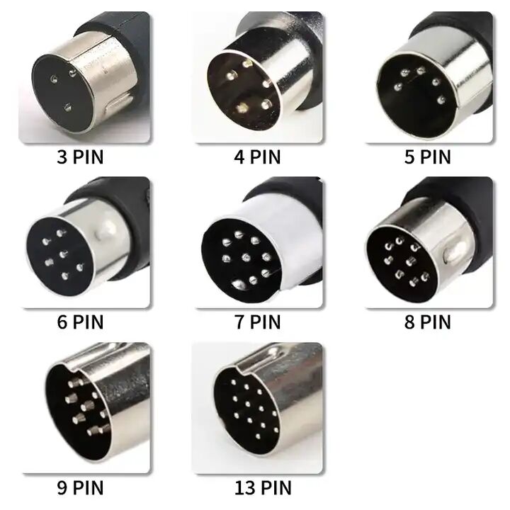 Buy Wholesale China Customised 3 4 5 6 7 8 9 10 13 Pin Female Male 24 ...