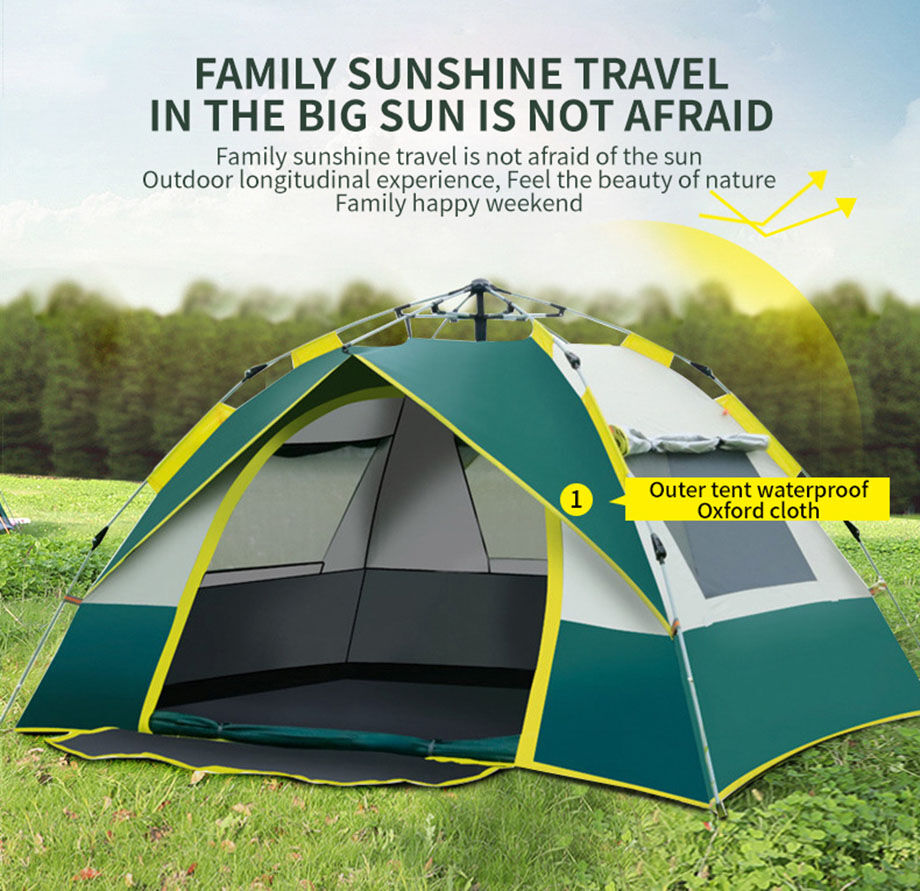 Wholesale Portable Tents Camping Outdoor Quick Open 2-3 Person ...