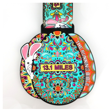 Interlocking Medal Soft Enamel Medal Running Sport Medal Antique Nickel ...