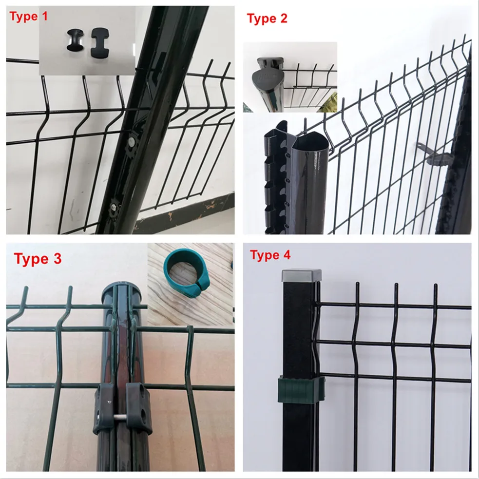 High Quality 3d Welded Curved Panel Fence Garden Mesh Fence 6 Gauge ...