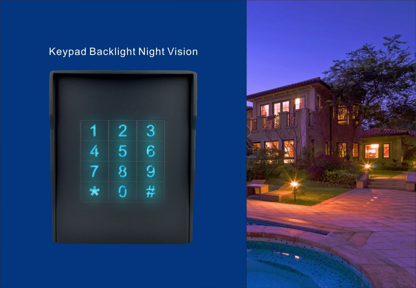 Durable Ip 65 Code Unlock Door Entry, Grey Touch Keypad Standalone ...