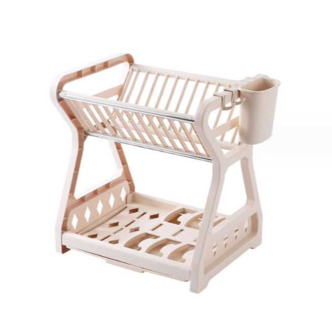 Kitchen Shelf Utensils Drying Washing Put Draining Dish Rack Cupboard ...