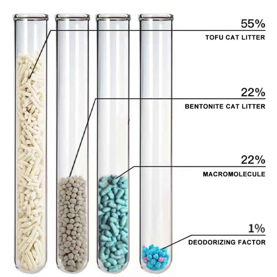 Mixed Cat Litter Bentonite Tofu Deodorizing And Dust-free Durable ...