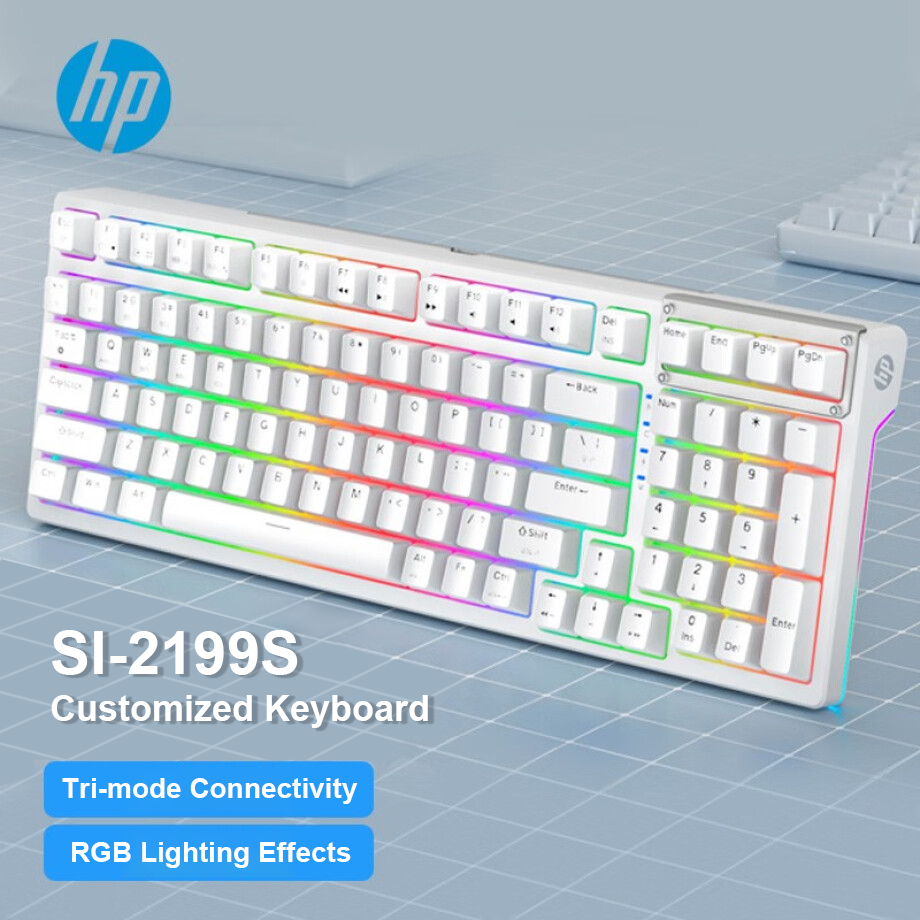 Si-2199s Gaming Keyboard Customizable Rgb Side Lighting Hot-swappable ...
