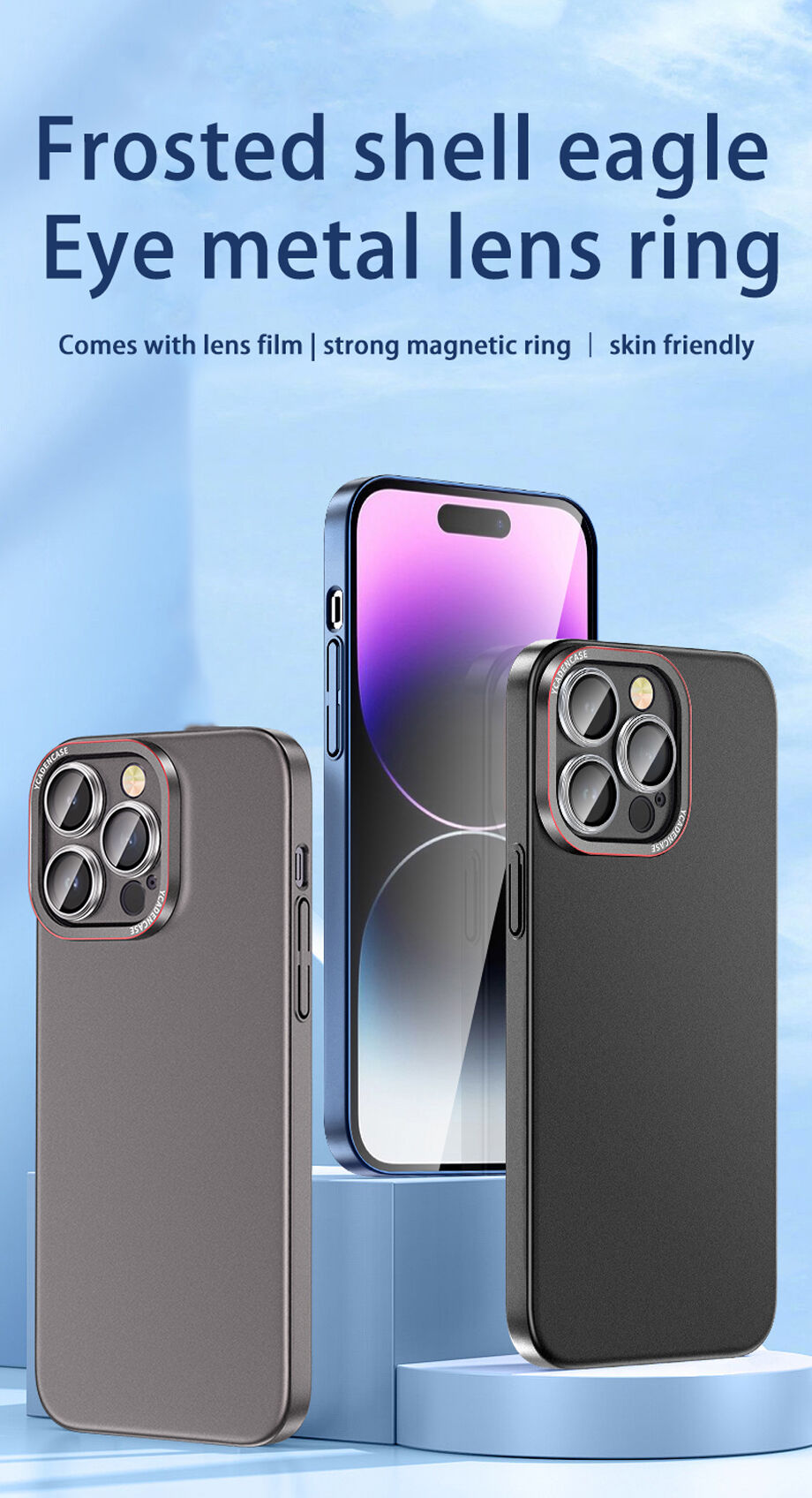 Wholesale Skin Friendly Anti-shock Apple Phone Frosted Case Eagle Eye ...