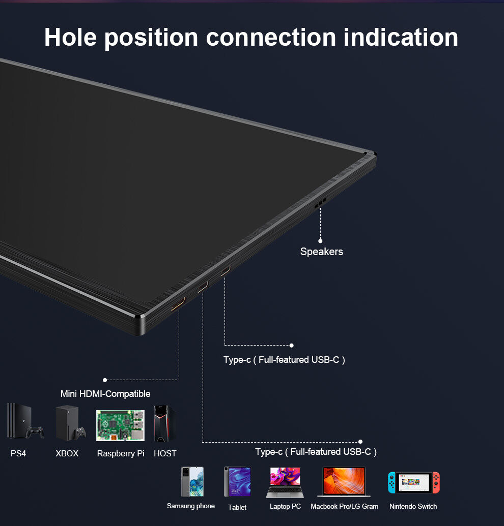 Factory Wholesale 14inch 2.2k Portable Monitor For Phone/laptop/pc ...