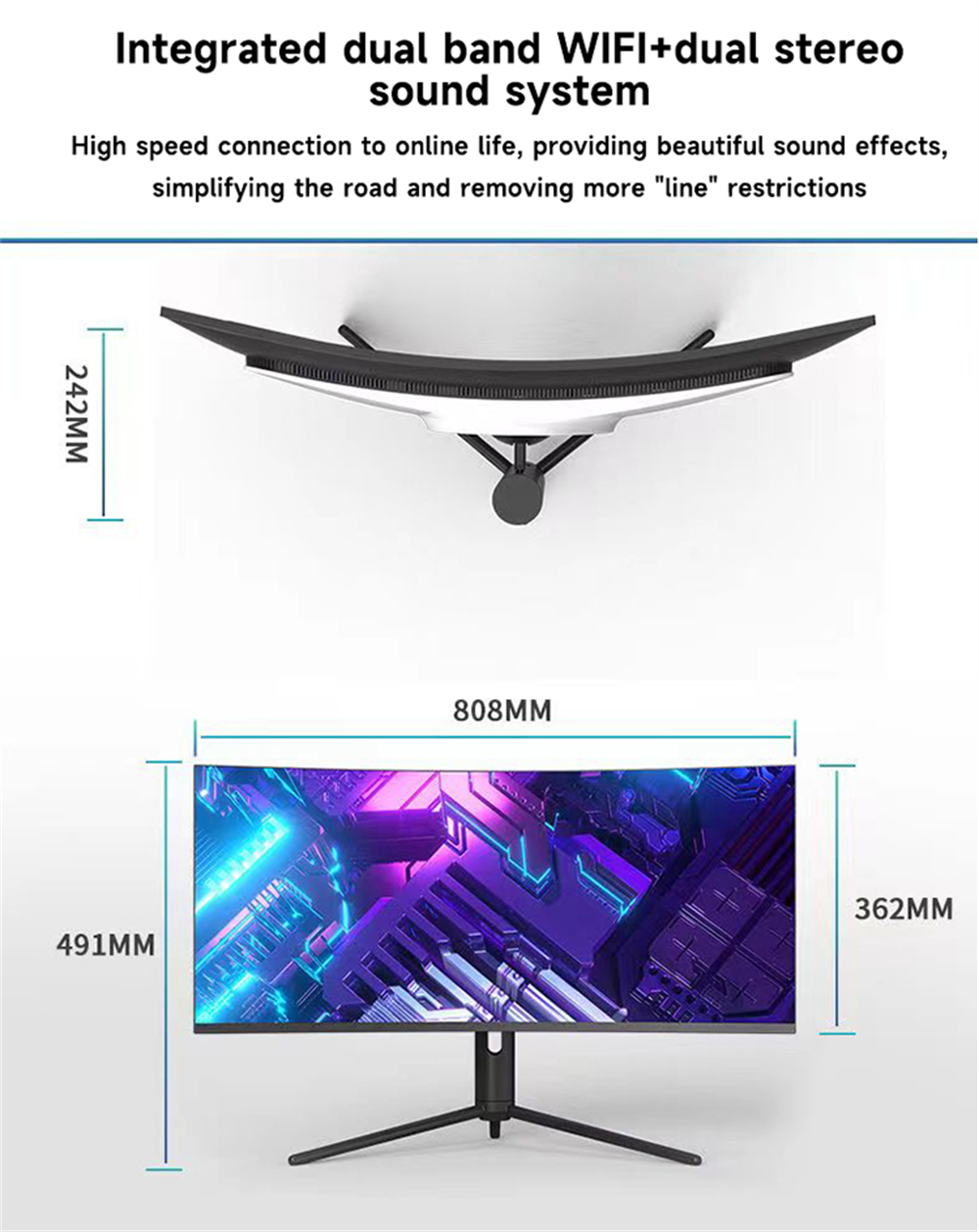 Bulk Buy China Wholesale Yunshen Computer 34 Inch 4k Curved Gaming All ...