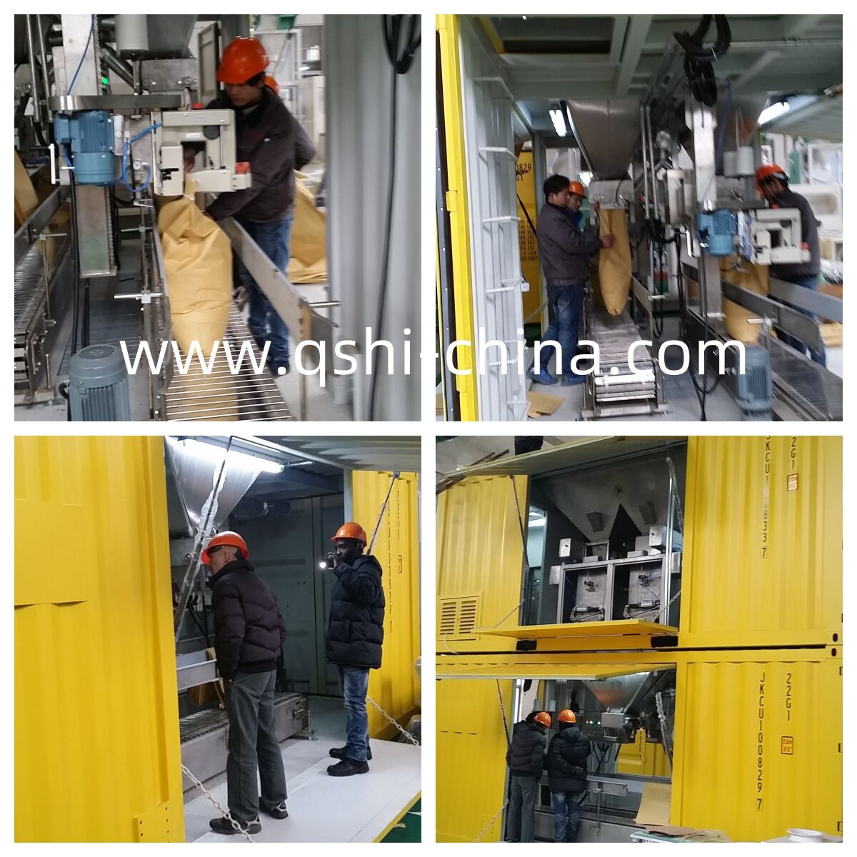 Port Use Automatic Weighing Filling And Sealing Bagging Machine For 25 ...