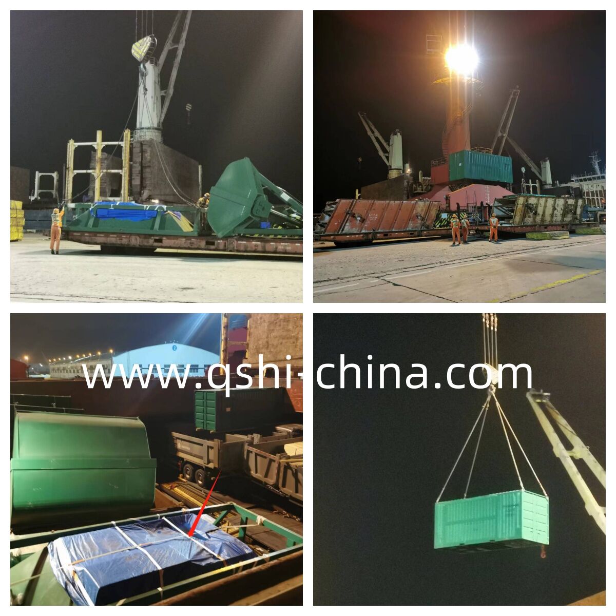 Port Movable Container Two Lines Packaging Bagging Machine - Expore ...