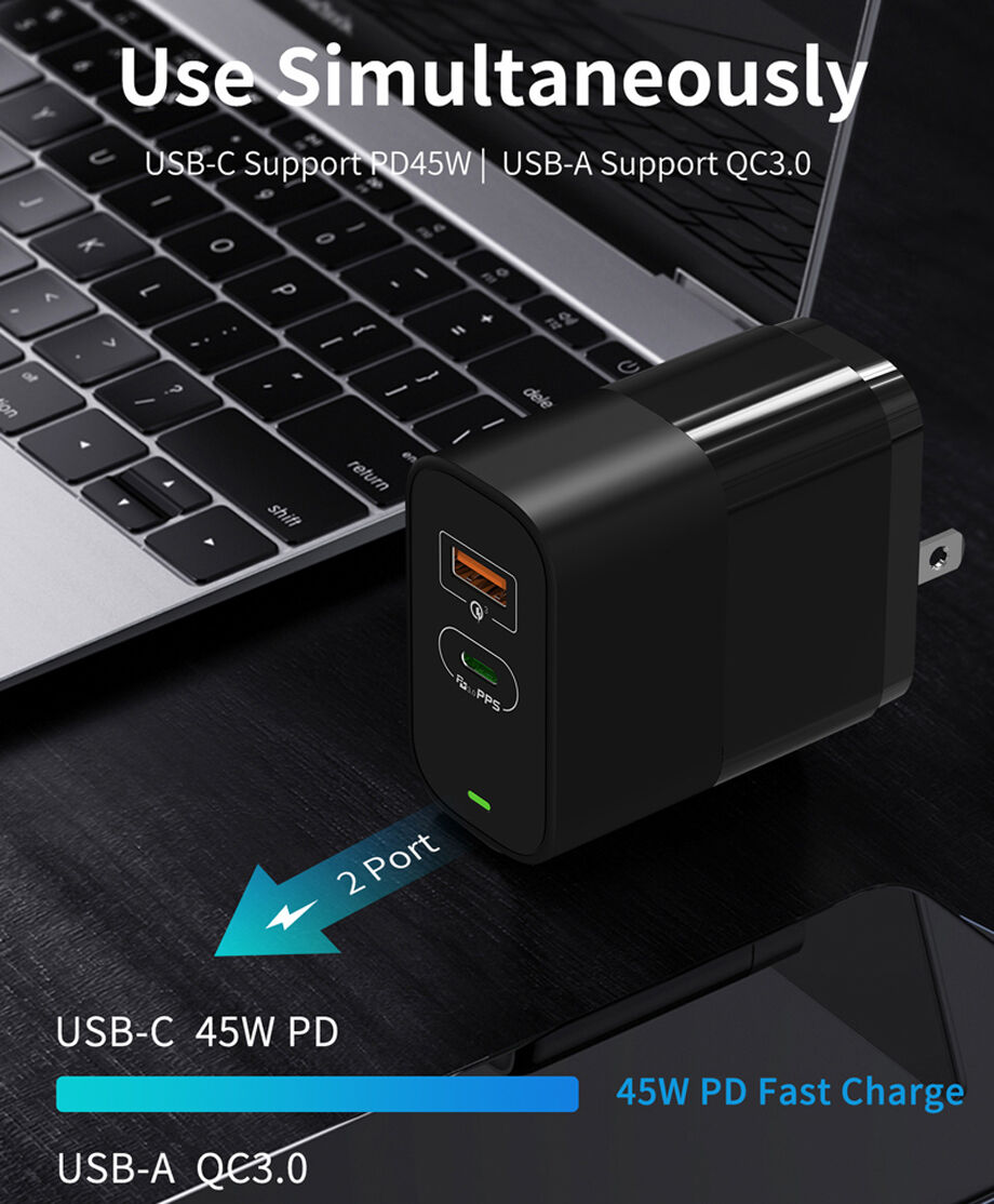 Buy Wholesale China Gan 65w Pd Charger Usb-c Fast Charging For Ipad Iphone Macbook & Gan Charger ...