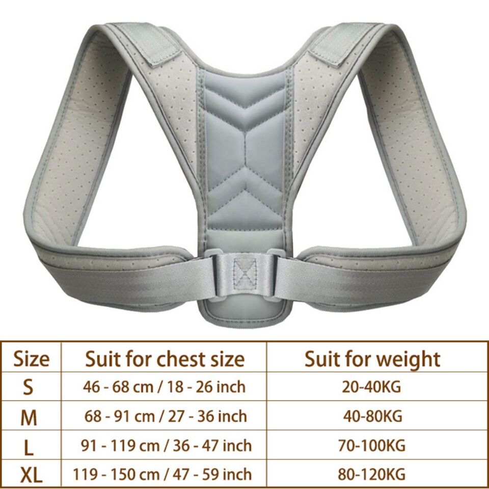 Buy Wholesale China Nylon Shoulder Lumbar Adjustable Posture Corrector ...