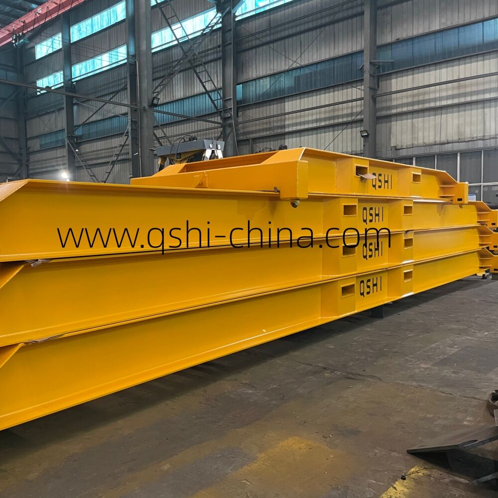 Qshi Heavy Duty 20ft 40ft Fixed Forklift Container Spreader Lifting ...