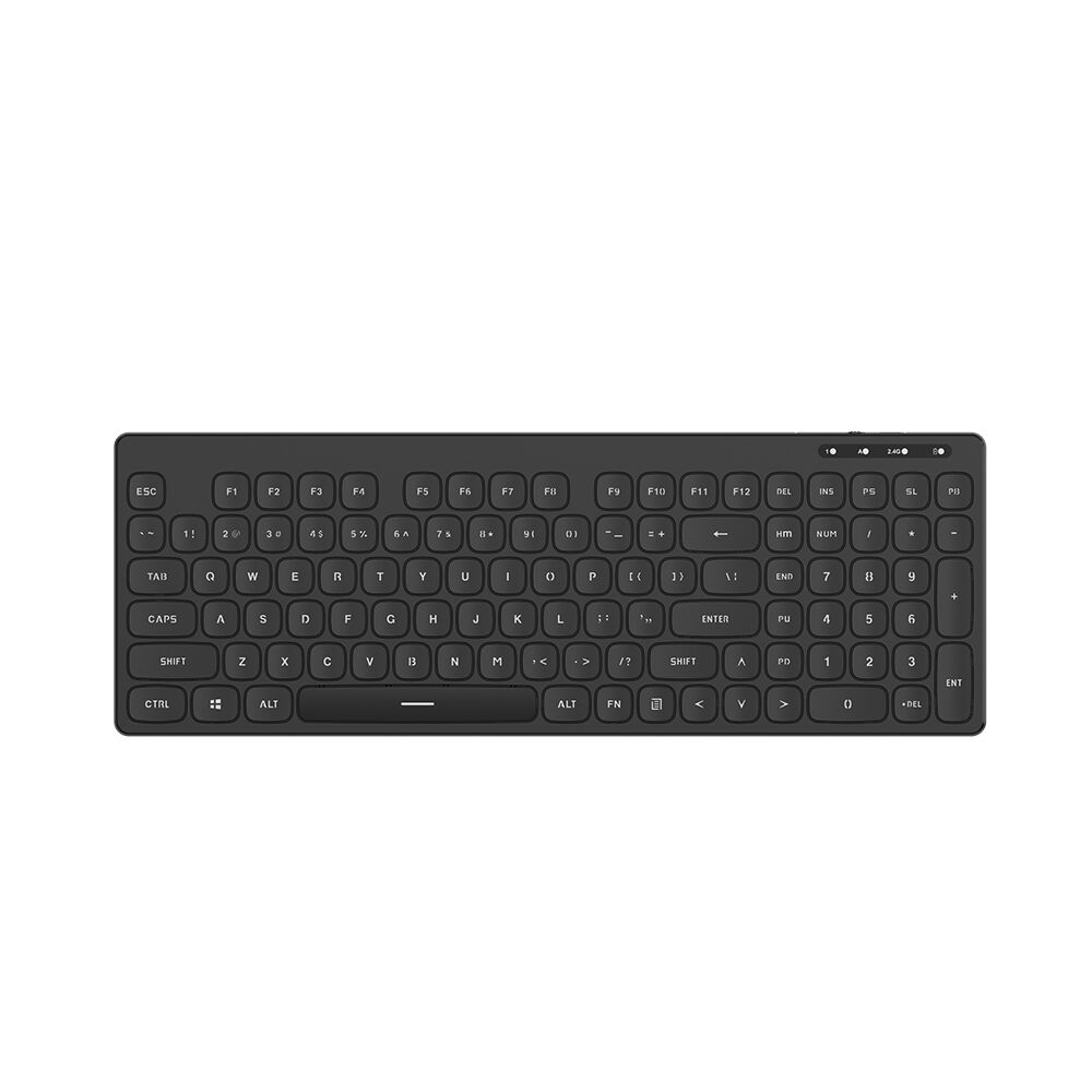 Compact 104 Keys Slim Chiclet Keys Membrane Computer 2.4g Wireless ...