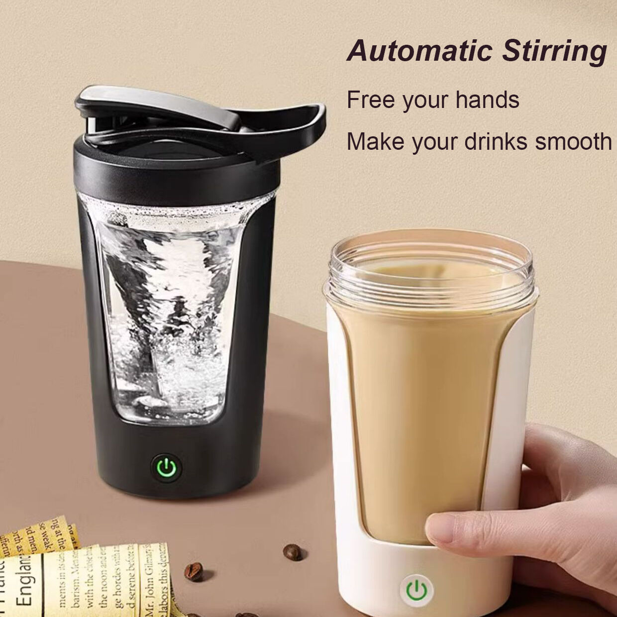 Automatic Stirring Shaker Bottle | Self-stirring Tumblers | Self ...
