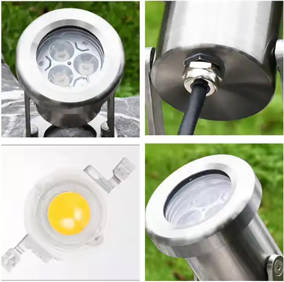 Buy Wholesale China Factory 12v Stainless Steel 3w Led Under Water ...