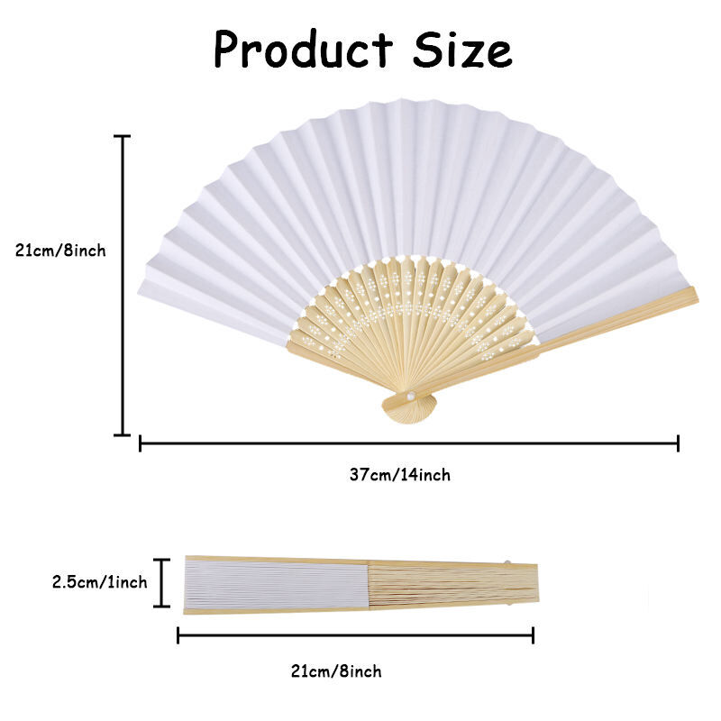 High Quality Custom Summer Silk Bamboo Hand Fan Foldable Souvenir ...