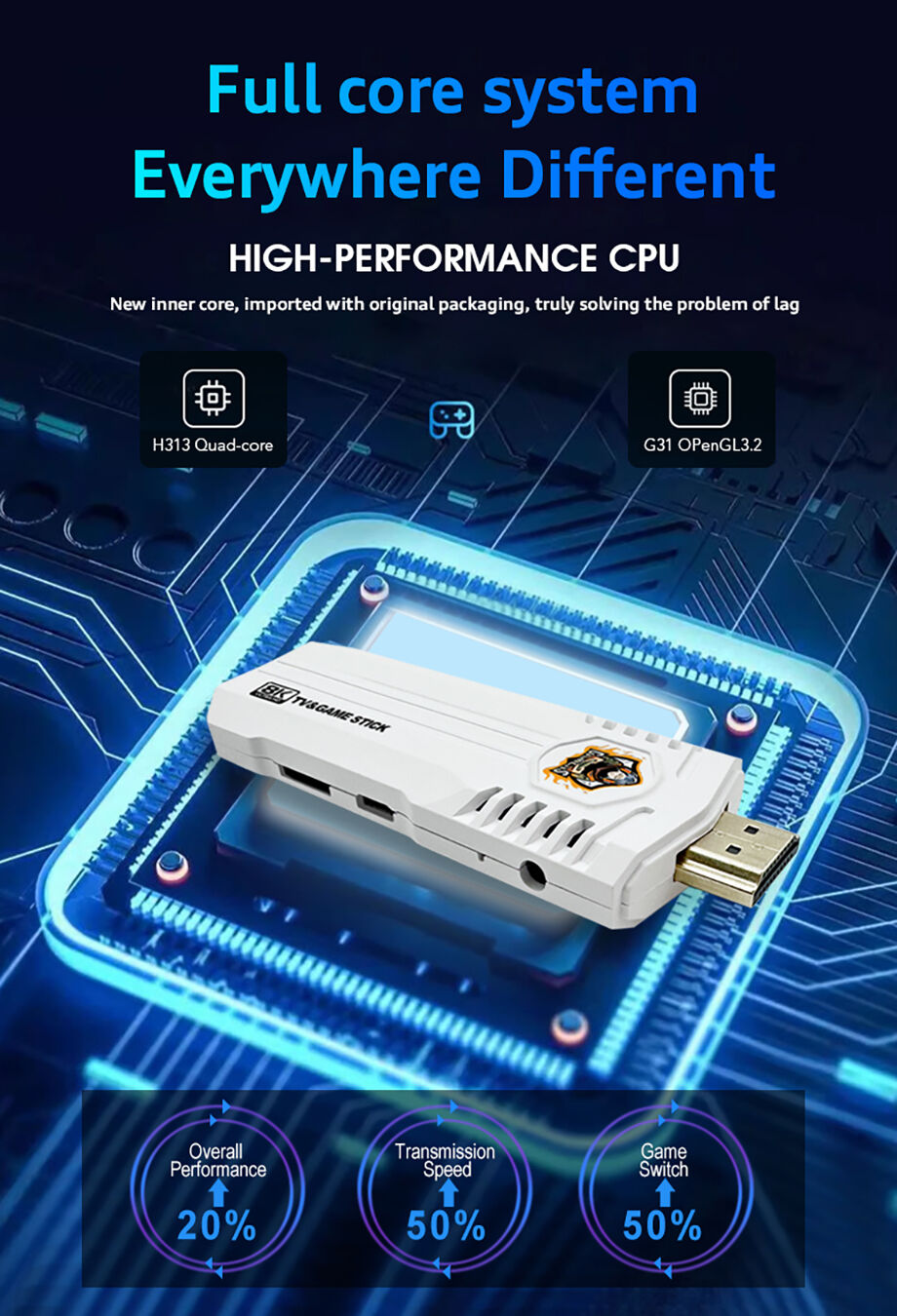 X K8 Pro Game Stick 4k Hd Tv Retro Classic Video Game Console 64gb ...