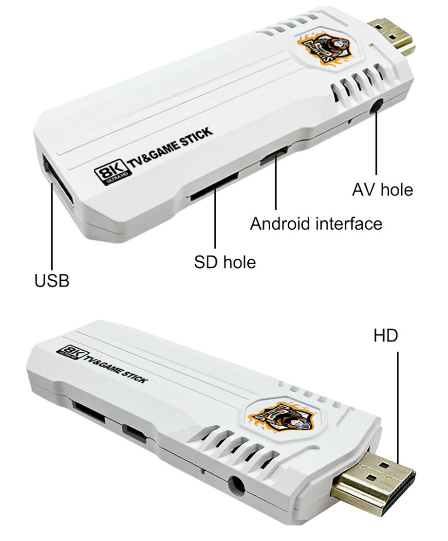 X K8 Pro Game Stick 4k Hd Tv Retro Classic Video Game Console 64gb ...