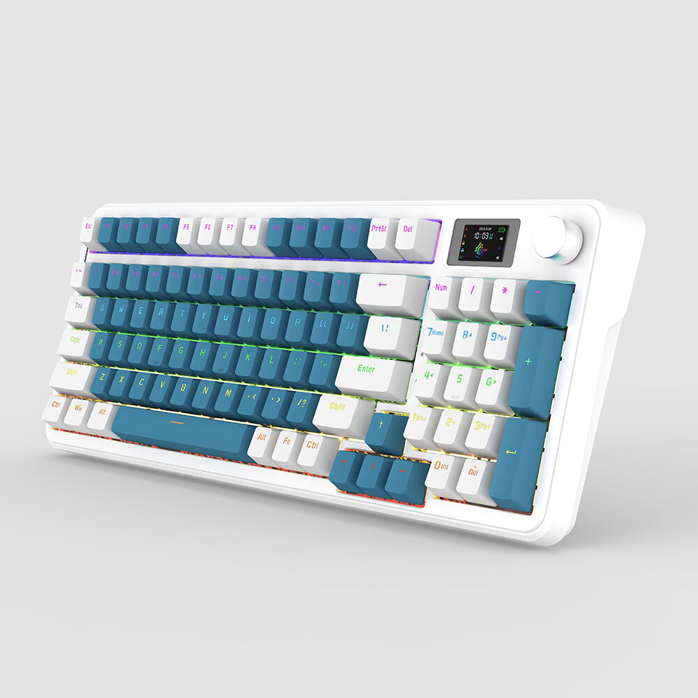Mechanical Keyboards Supplier,96keys Rgb Led Lighting With Lcd ...