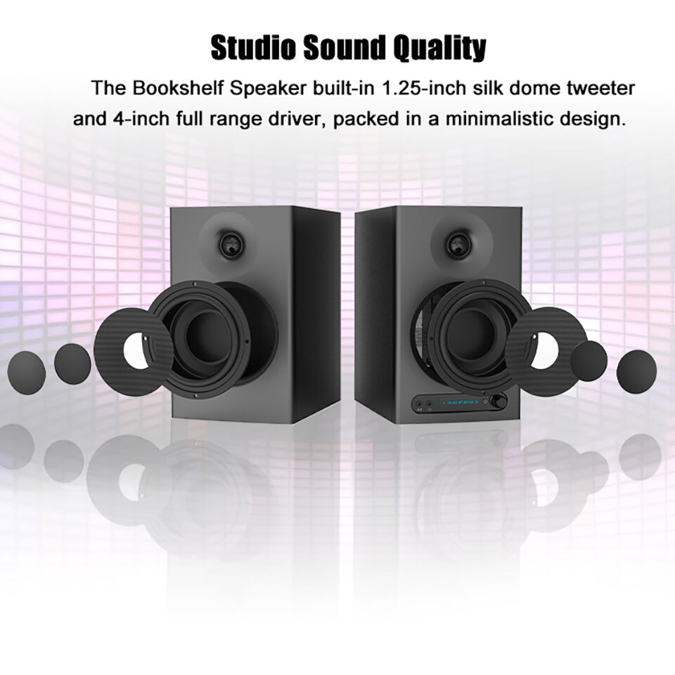 60w Trs Balance Input Super Bass Crystal Sound Wooden Housing ...