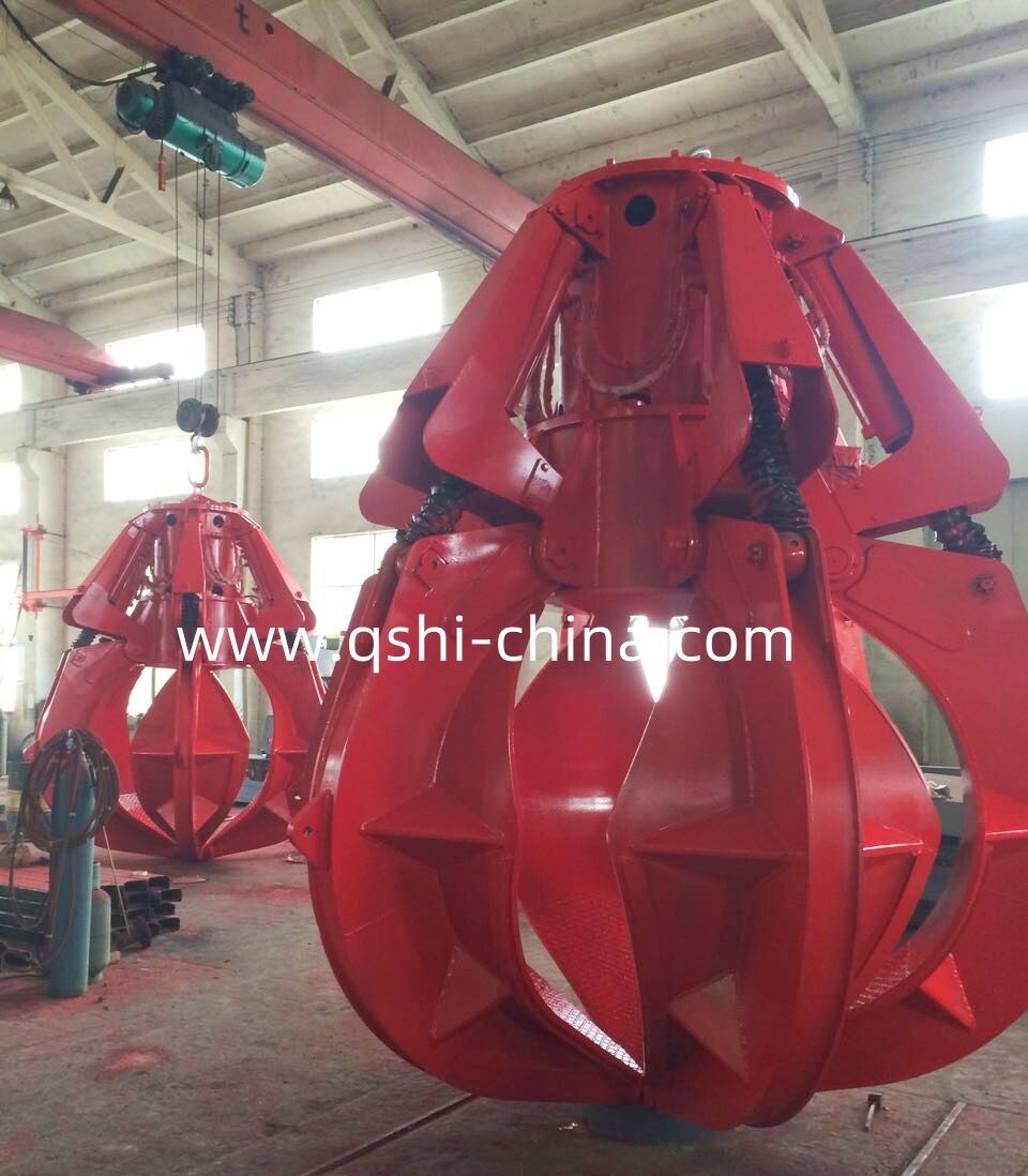 Buy China Wholesale 1-2-3 Cbm Electric Hydraulic Orange Peel Bucket ...