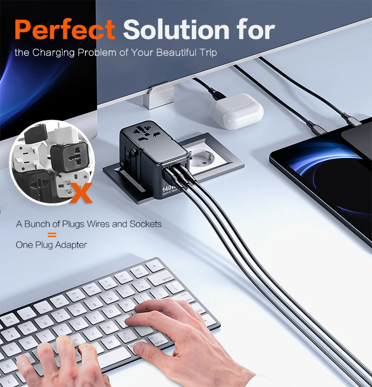 Buy Wholesale China Worldplug Exw Price Pd 3.1gan Iii 140w Fast Charger ...