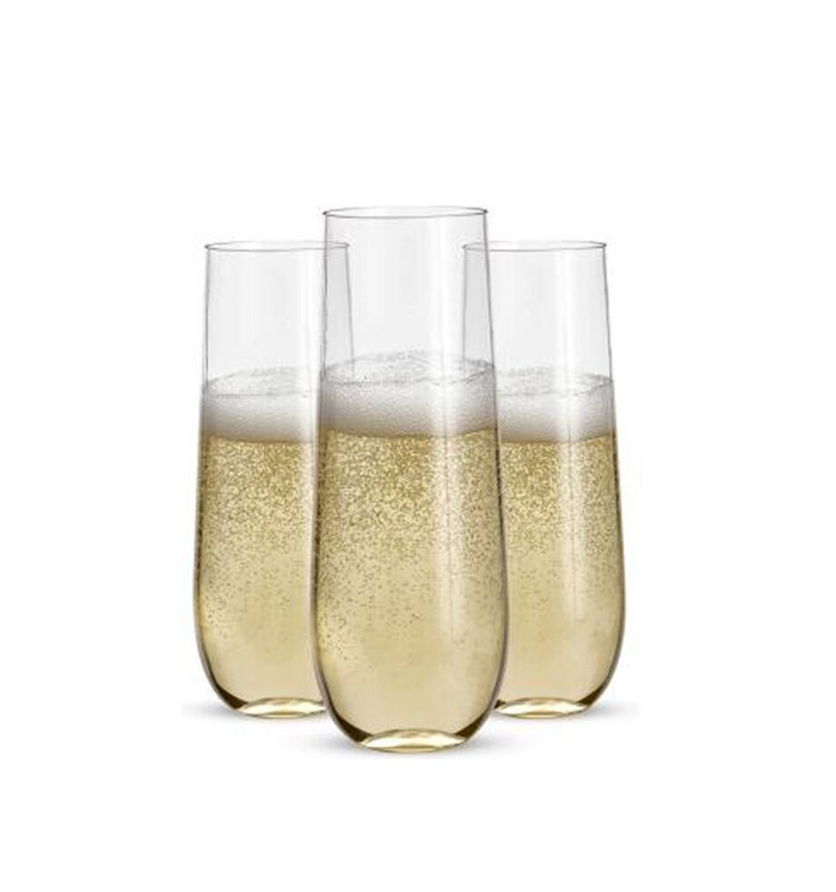 Factory Wholesale Eco-friendly Clear Disposable Plastic Champagne ...