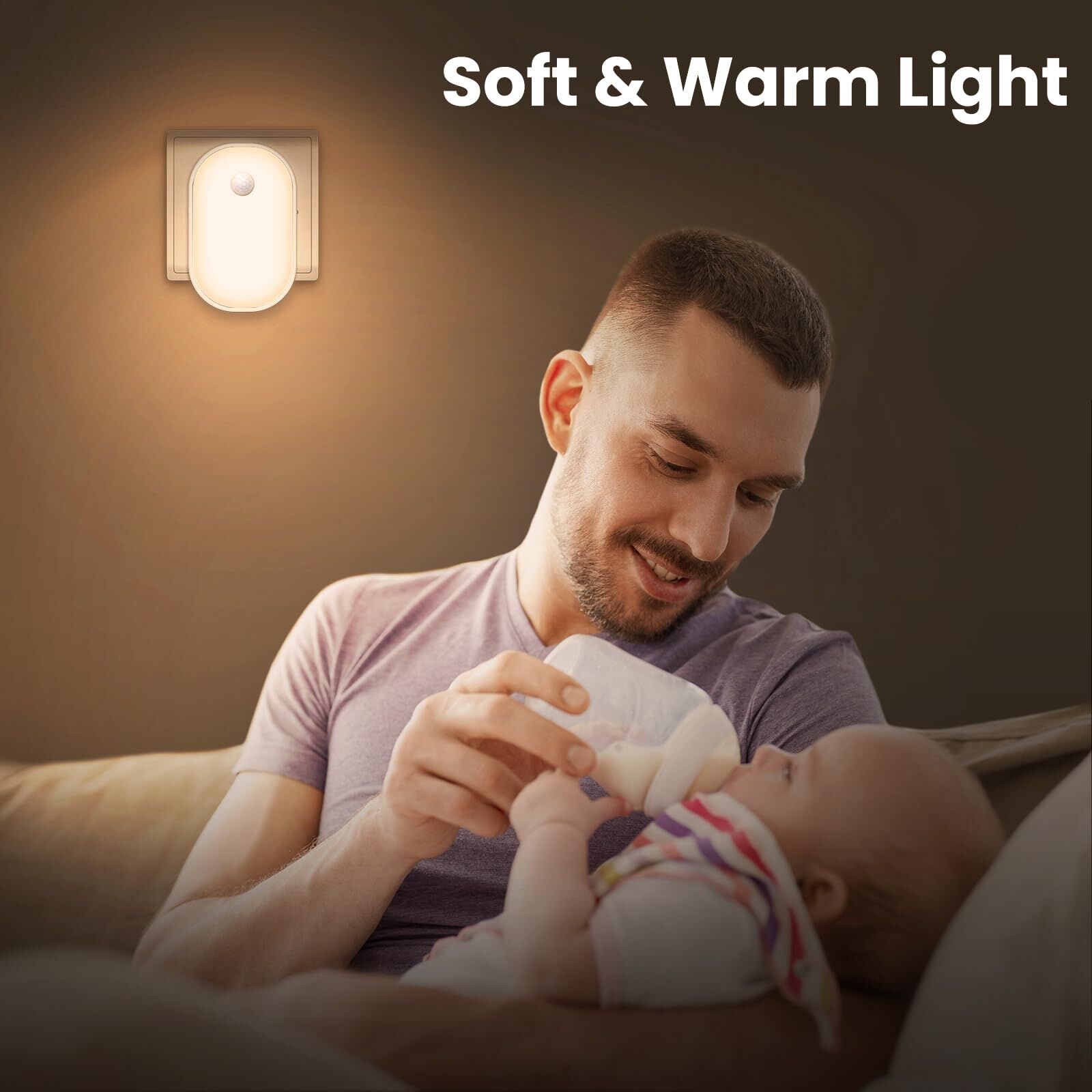 Buy Wholesale China Night Light Socket With Motion Sensor, Pack Of 2 ...