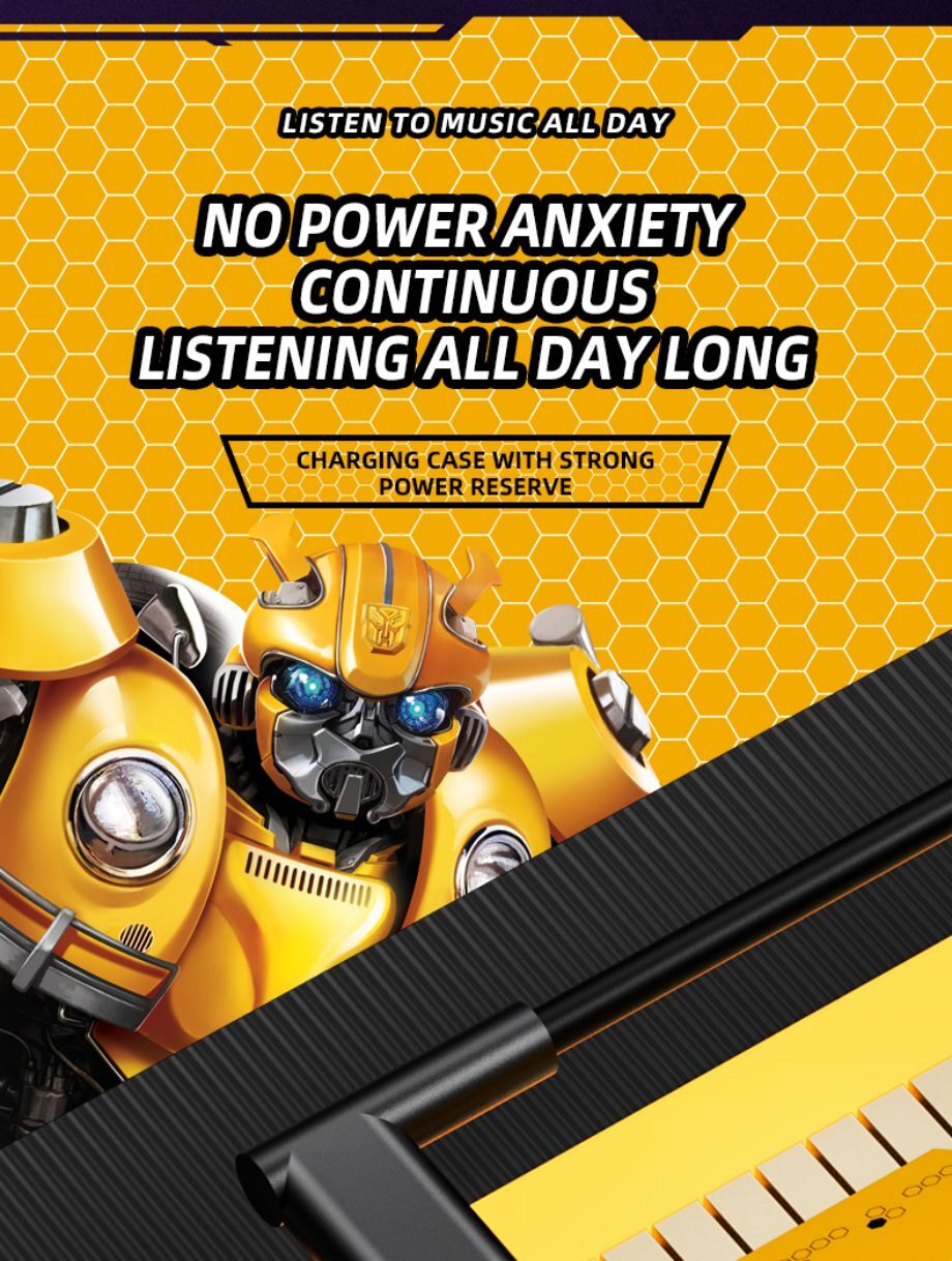 Transformers Tf-t01 Low Latency In-ear Earbuds Gaming Earphone Wireless ...