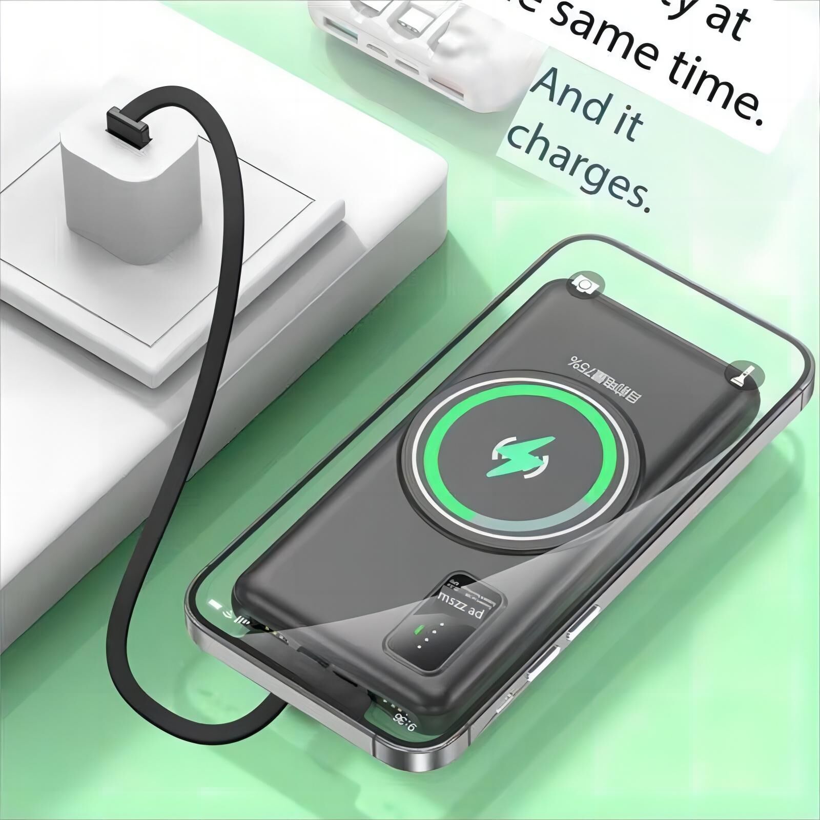 Buy Wholesale China Wholesale Wireless Power Bank P085-20 Fast Charging ...