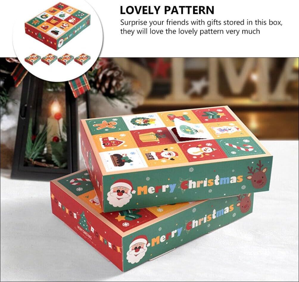 Christmas Advent Calendar Boxes To Fill 12 Empty Advent Calendar For ...