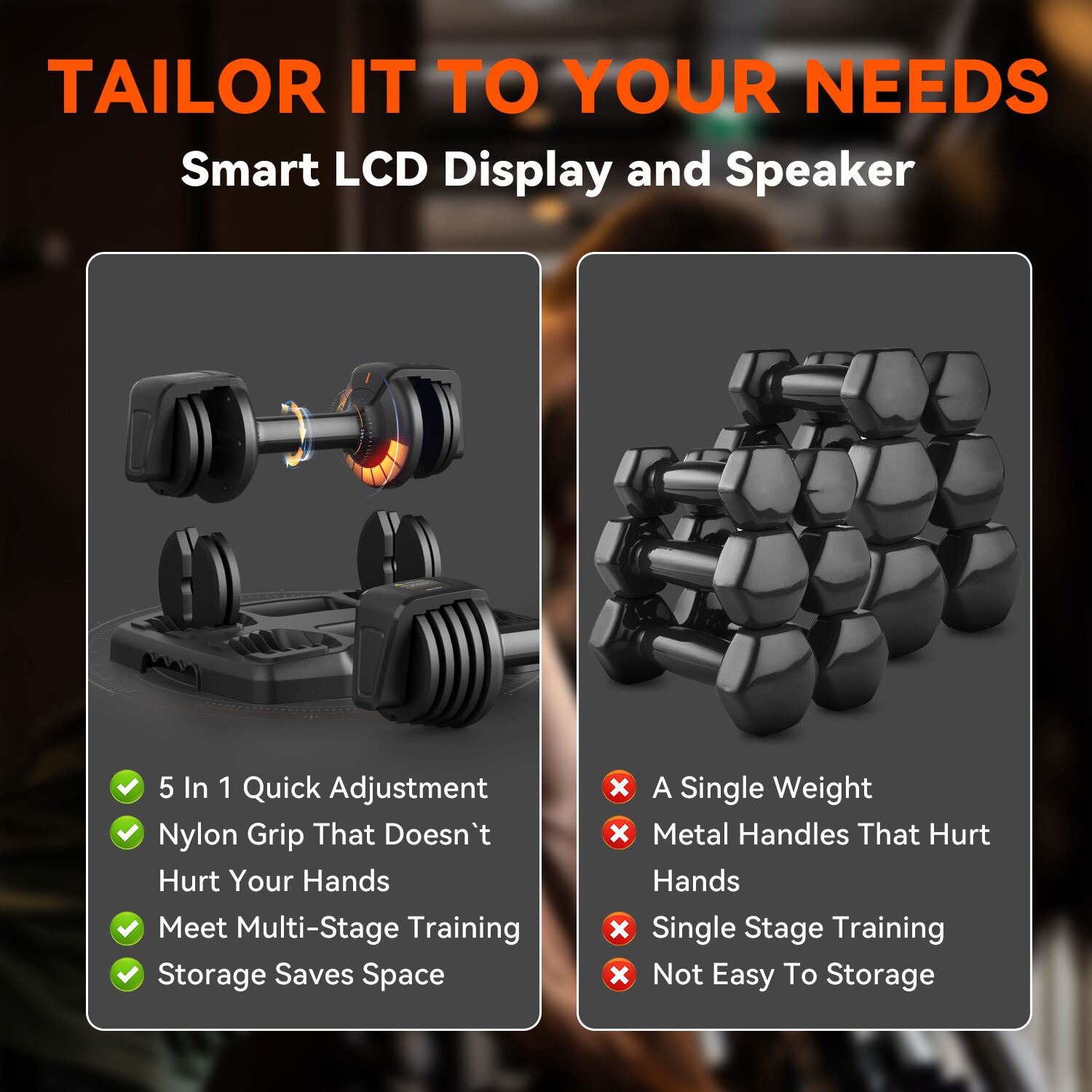 Factory Direct High Quality China Wholesale New Product Smart Dumbbel ...