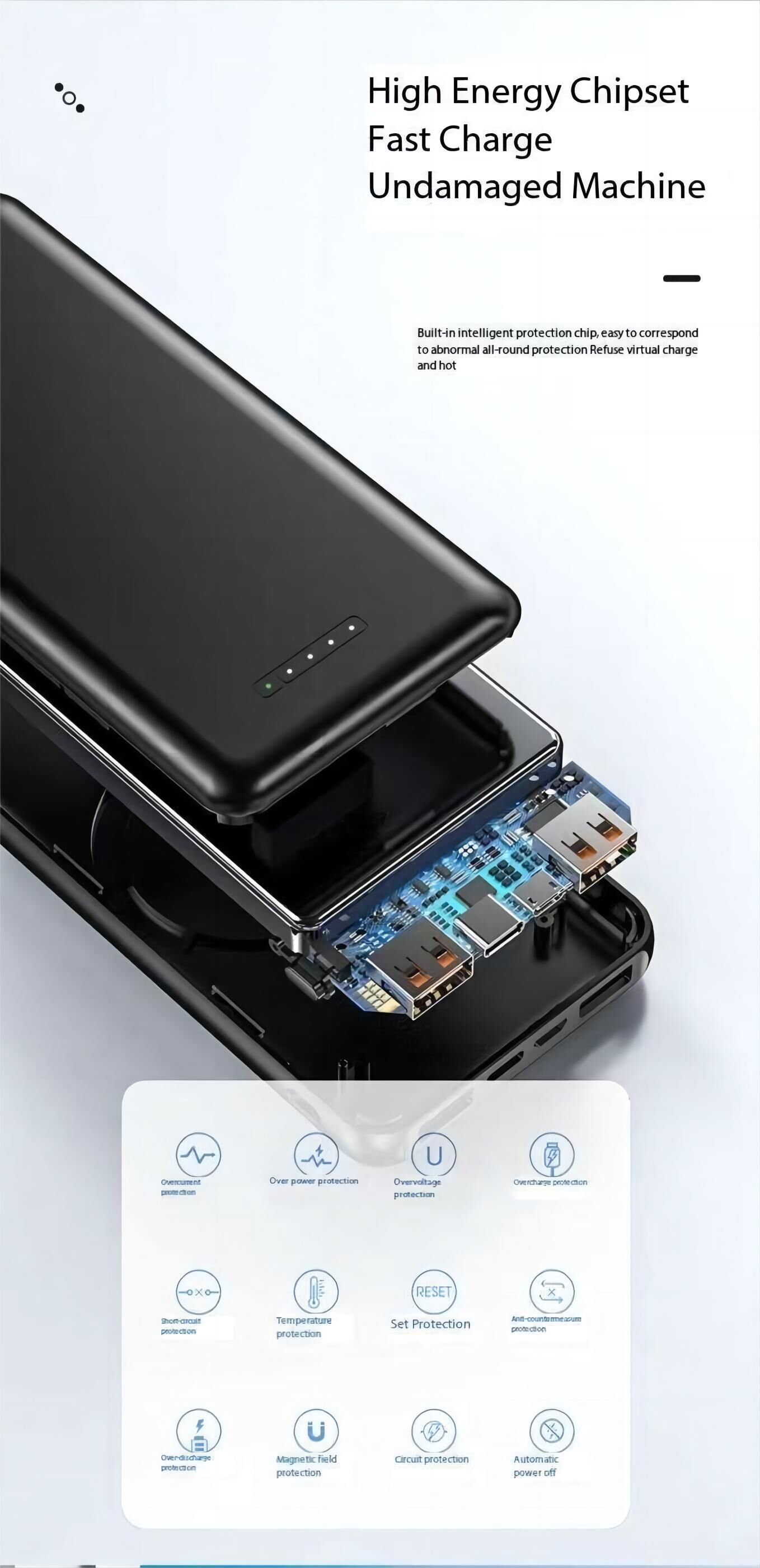 Buy Wholesale China Factory Price Portable P086-20 Wireless Magsafe ...