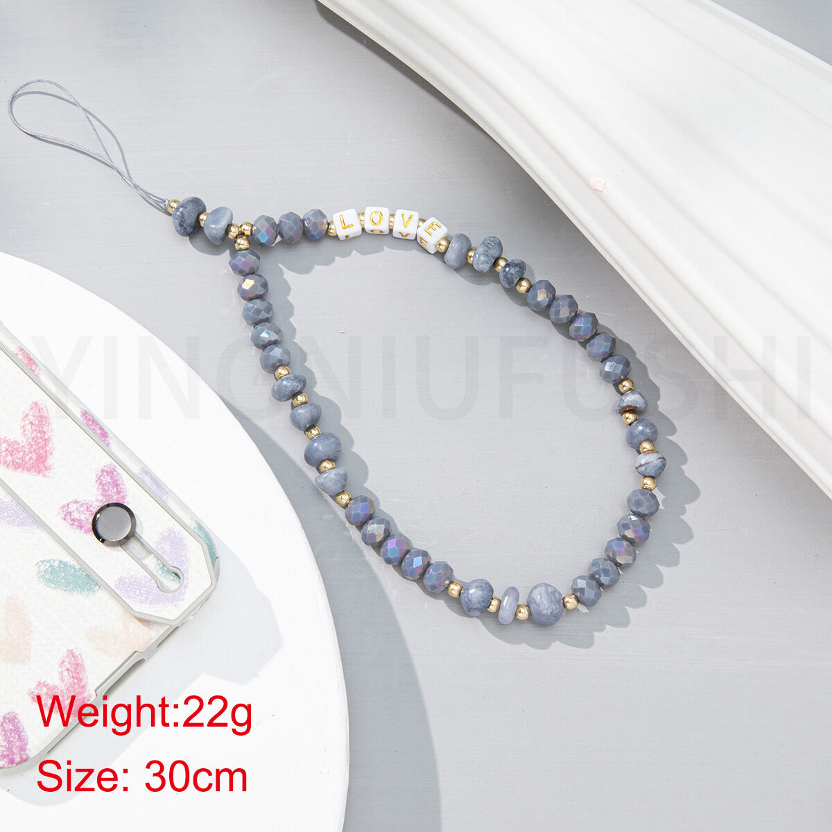 Buy Wholesale China New Creative Love Crystal Mobile Phone Chain ...