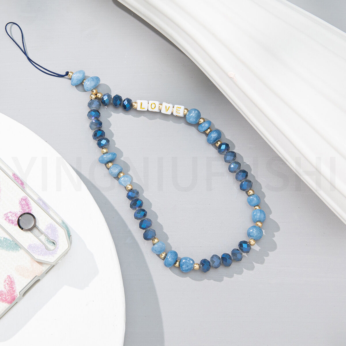 Buy Wholesale China New Creative Love Crystal Mobile Phone Chain ...