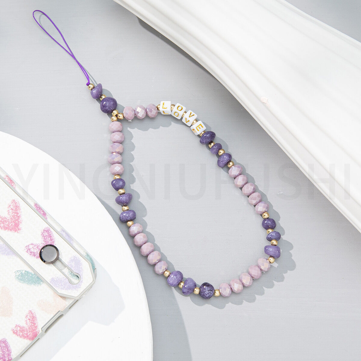 Buy Wholesale China New Creative Love Crystal Mobile Phone Chain ...