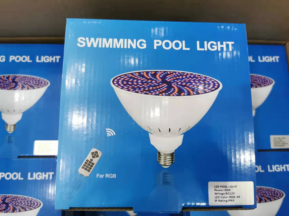 Factory 12v 120v 35w Rgb Led Swimming Pool Bulb E27 E26 Waterproof Ip68 Underwater Landscape ...