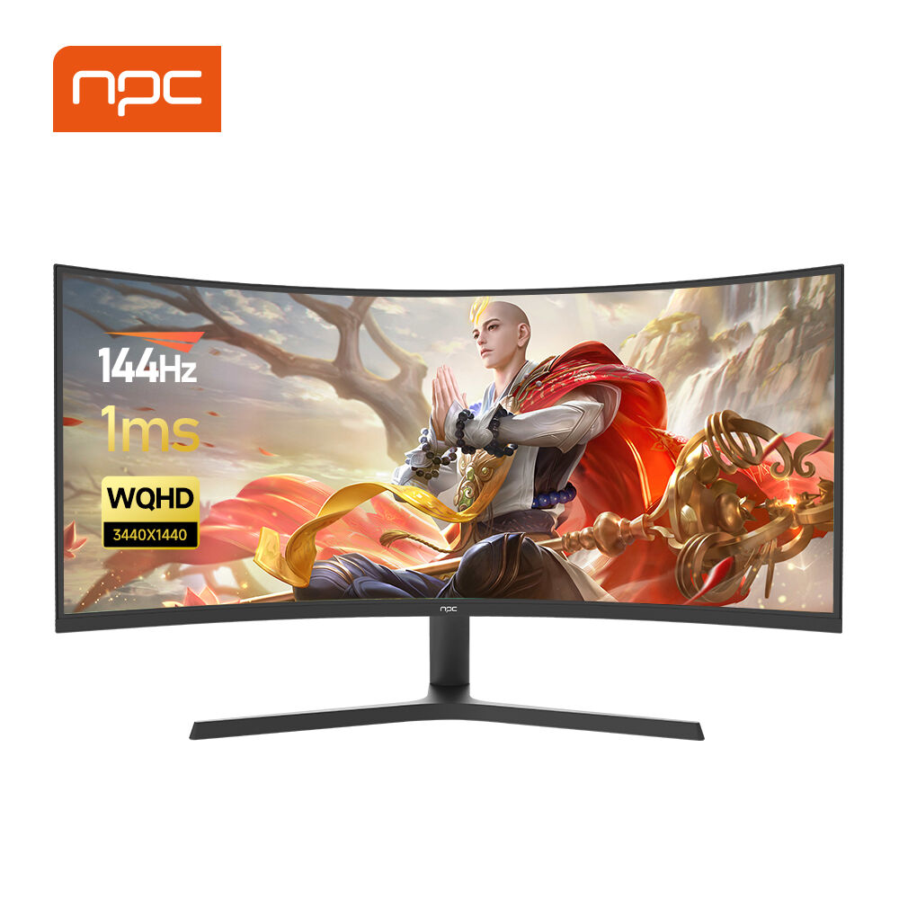 Aiwa /npc Brand Supplier 34 Inch Monitor 21:9 Curved Gaming Monitor Qhd 2k 180hz 240hz Va Pc ...